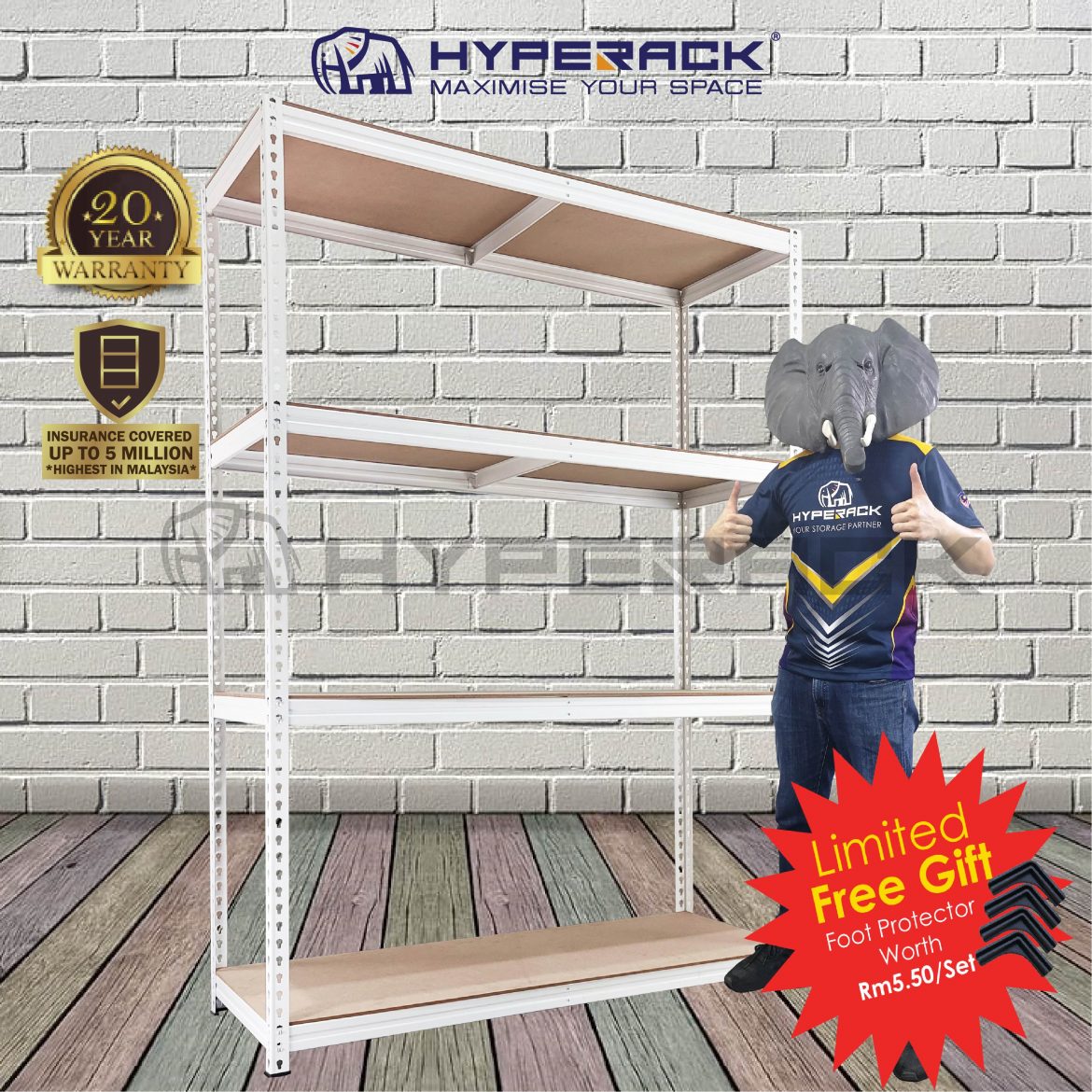 Boltless Rack Bending Metal Shelves – 216cm Heights x 4 Levels ...