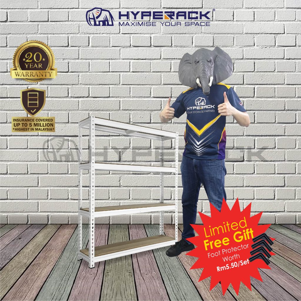 Boltless Rack Bending Metal Shelves – 216cm Heights x 4 Levels ...