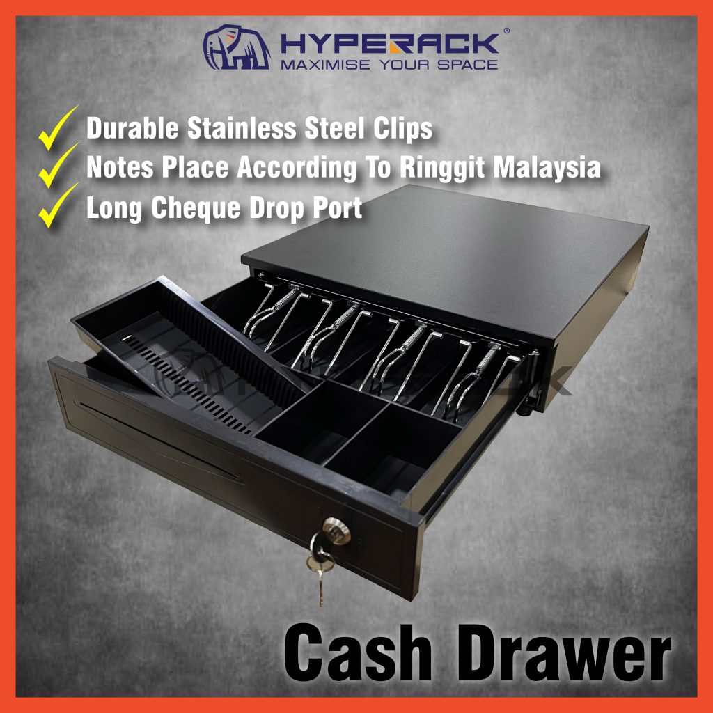 HYPERACK™️ Cash Drawer Cash Box Storage Tray Money Box Cashier Machine ...